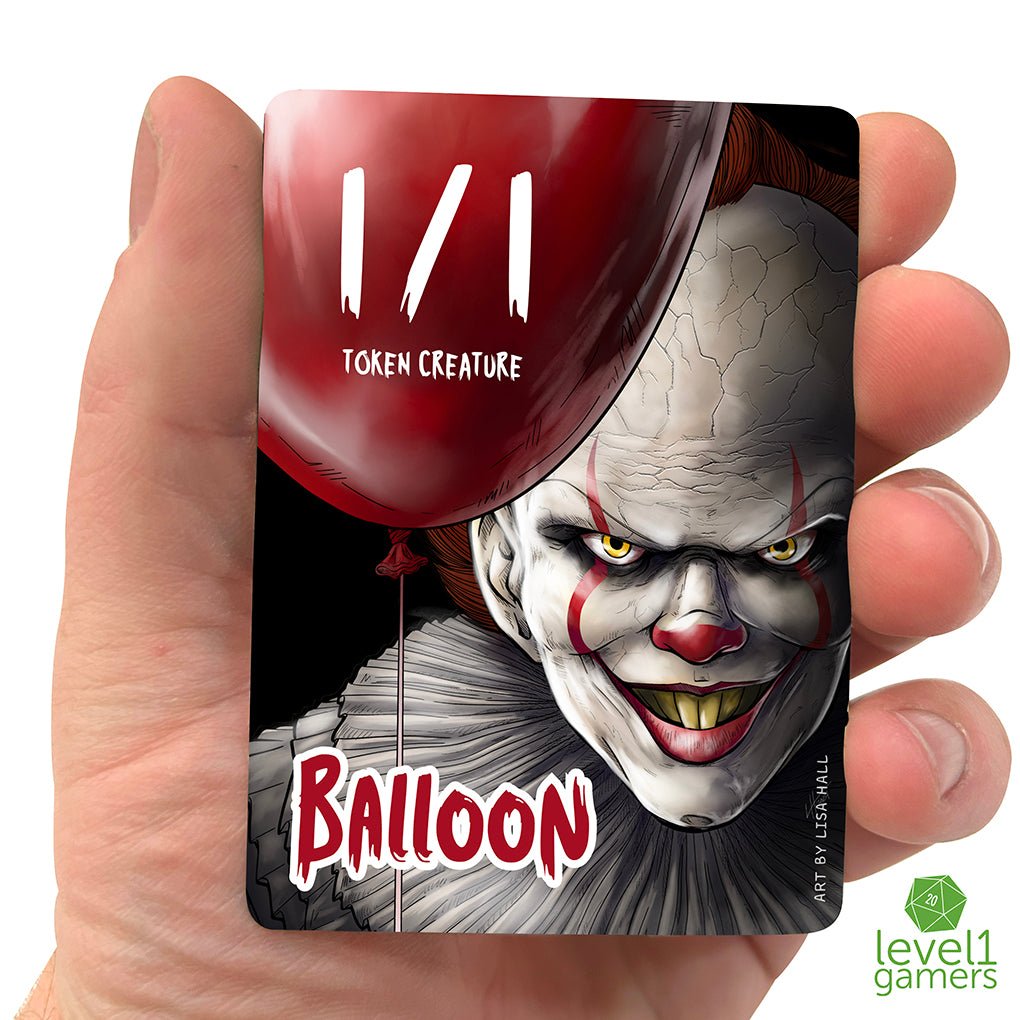 Balloon (Pennywise) - Metal Token Magic Card – Level 1 Gamers