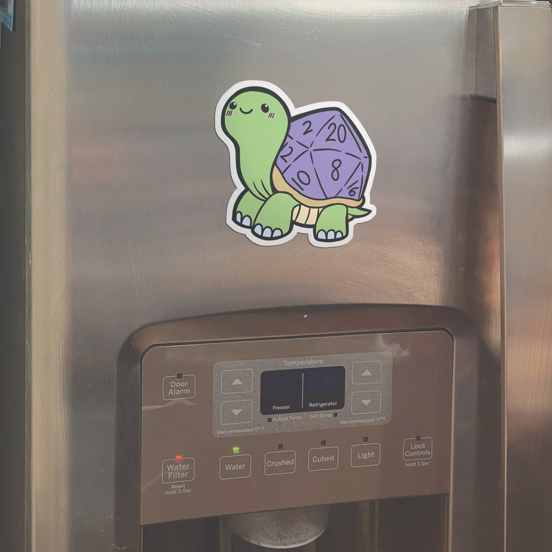 D20 Turtle Magnet – Level 1 Gamers